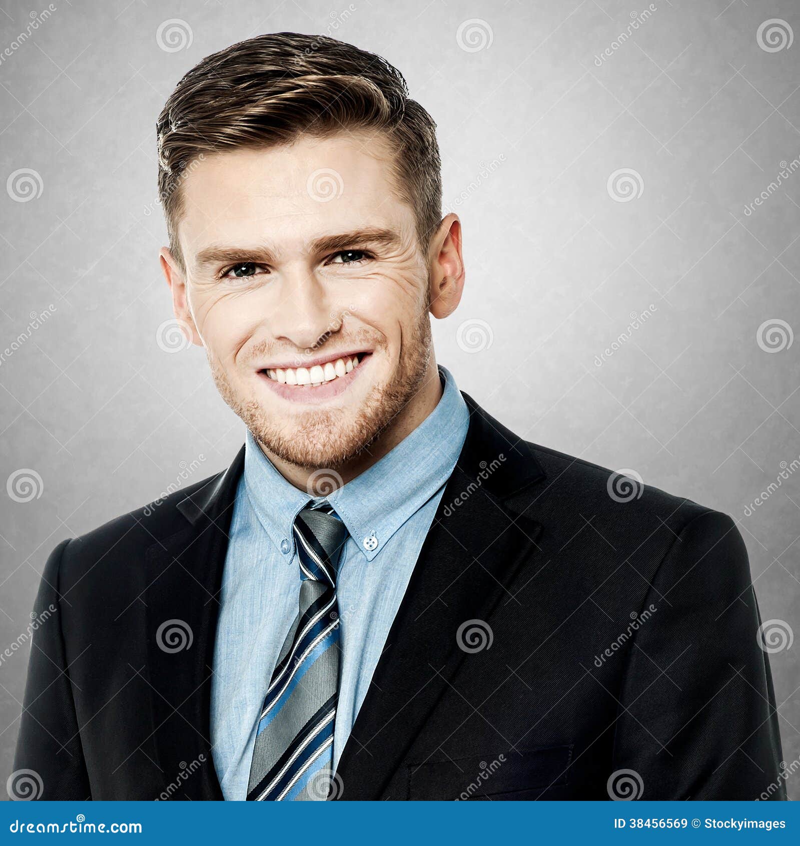 Smart Young Business Executive Stock Image - Image of entrepreneur ...