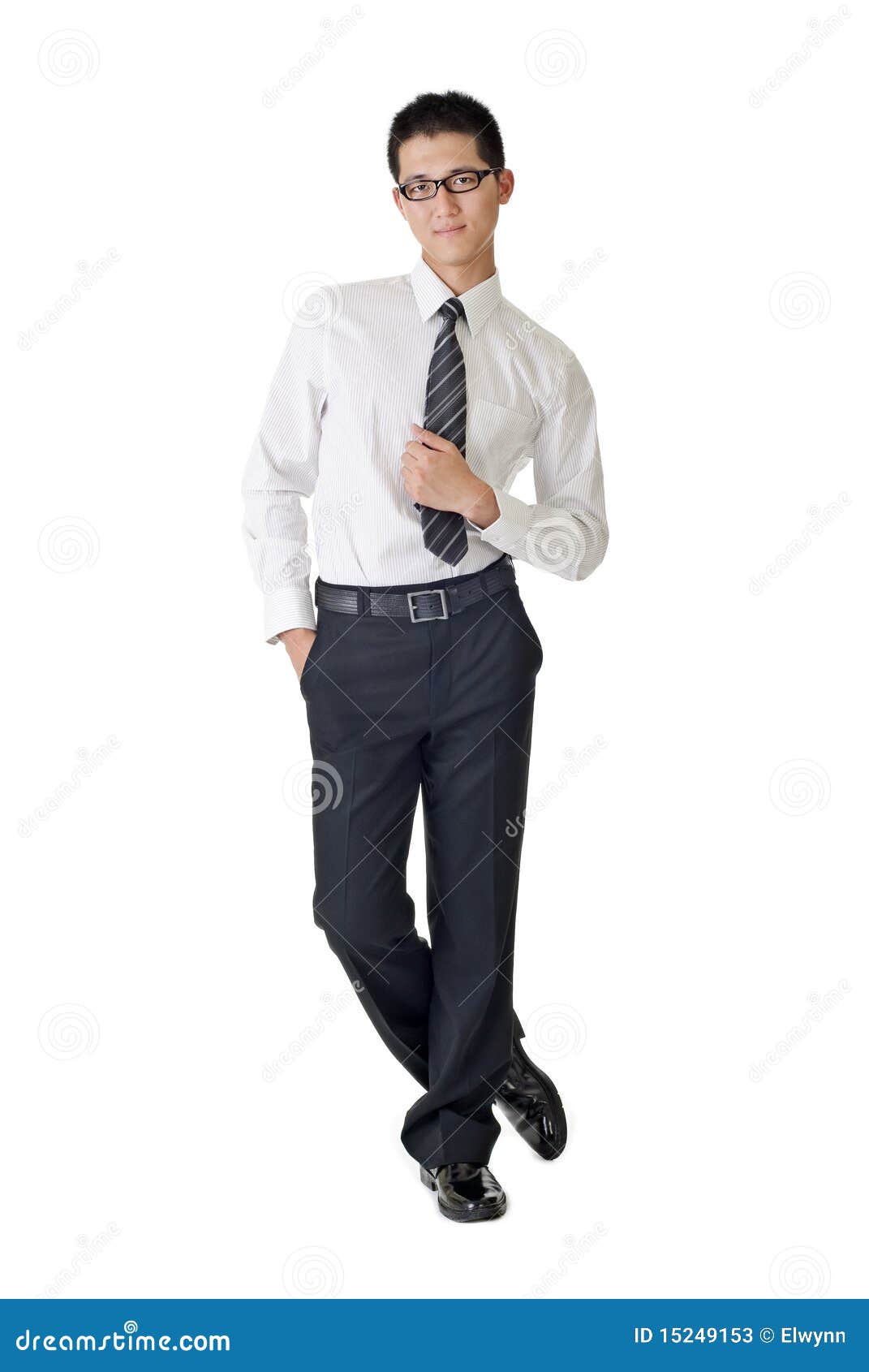 Smart young businessman stock image. Image of friendly - 15249153