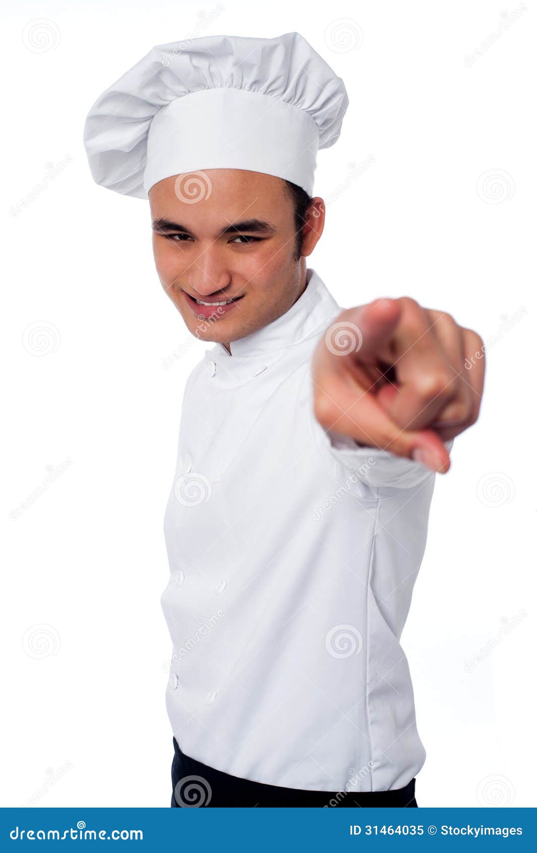 Chef Pointing At A Blackboard Menus Royalty-Free Stock Image ...