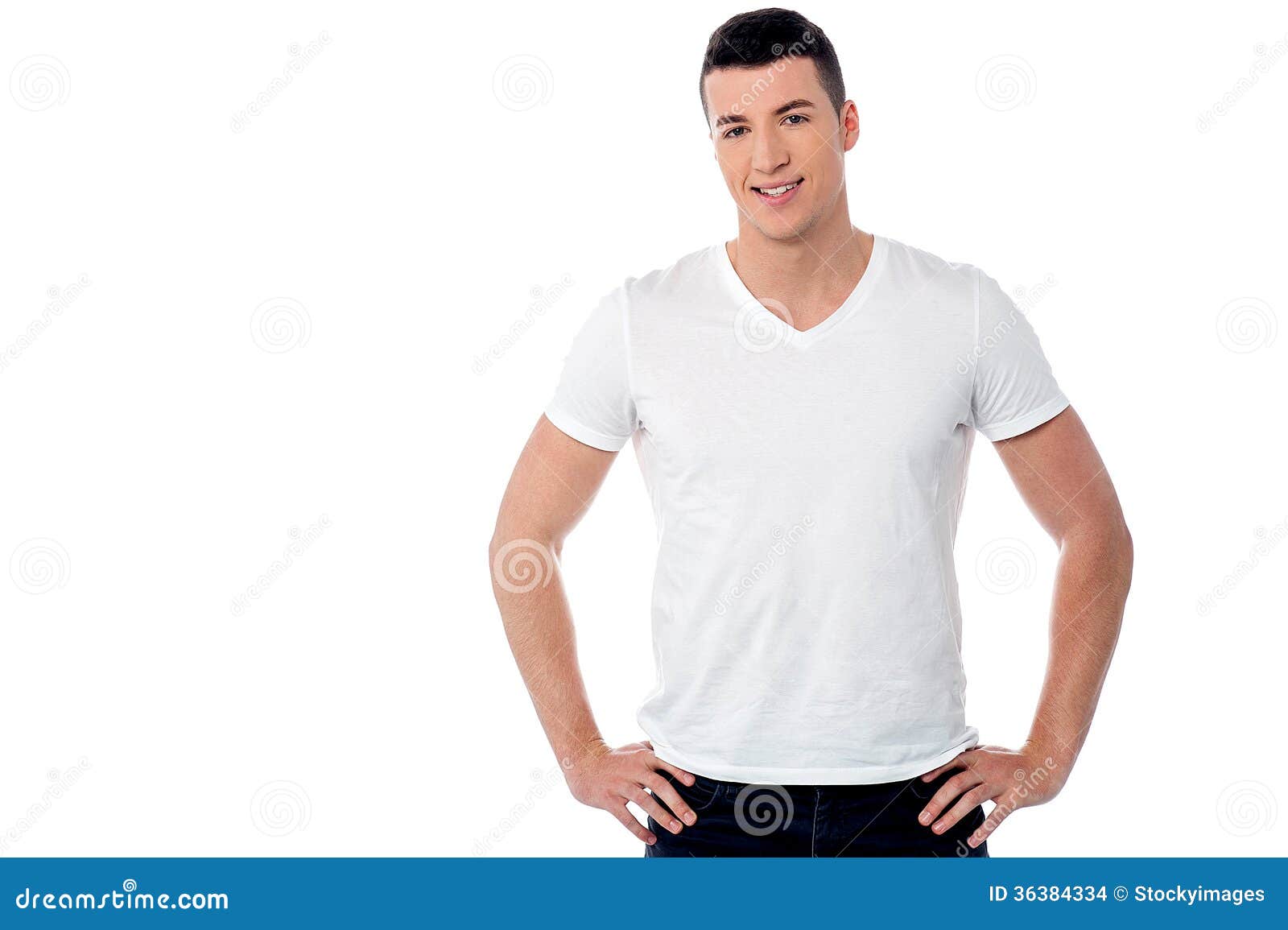Smart Young Man Posing To Camera Stock Photo - Image of modern, looking ...