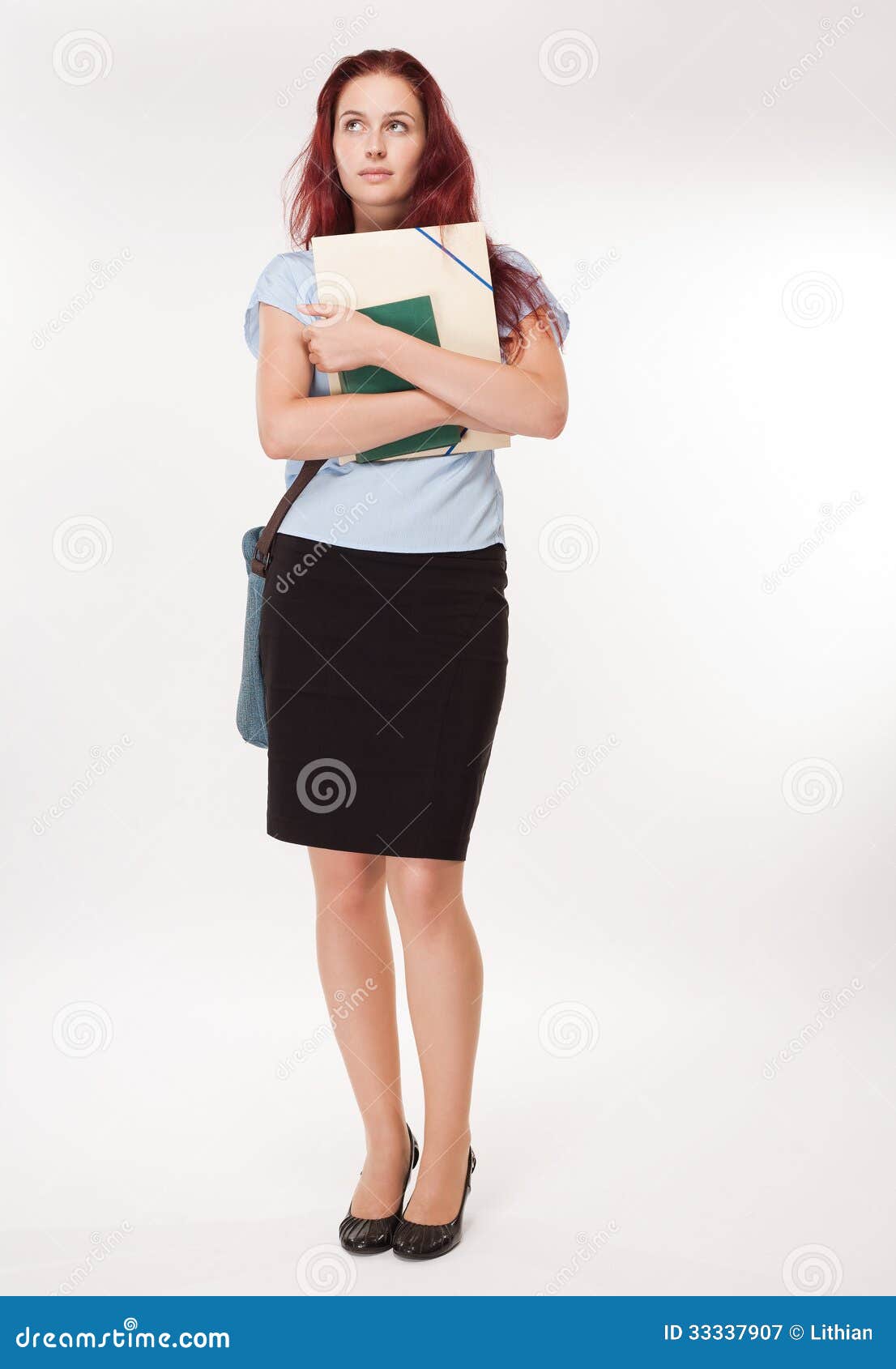 Smart young student. stock image. Image of girl, college - 33337907