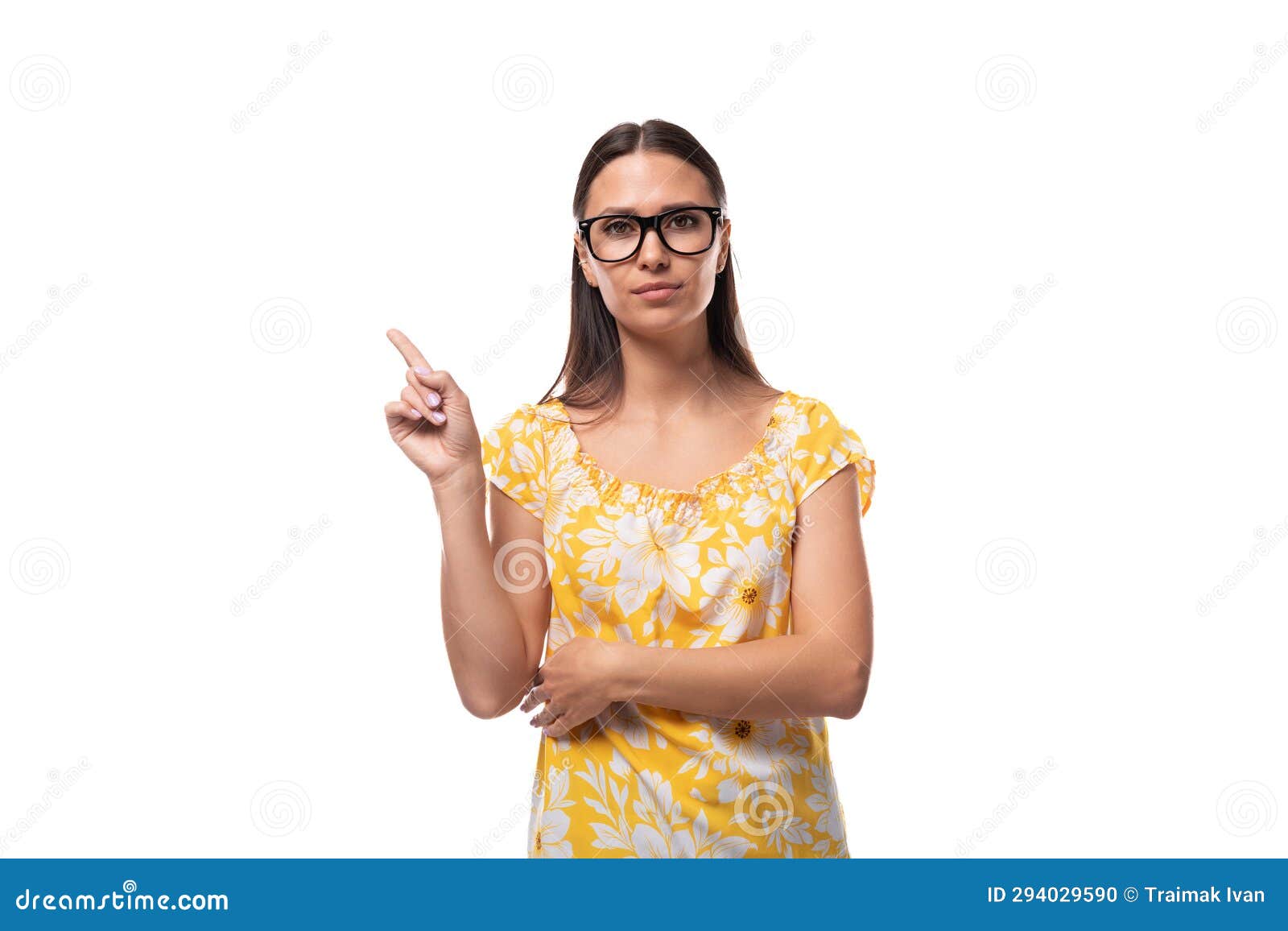 Smart Young Woman Thinking about Solving a Problem Stock Photo - Image ...