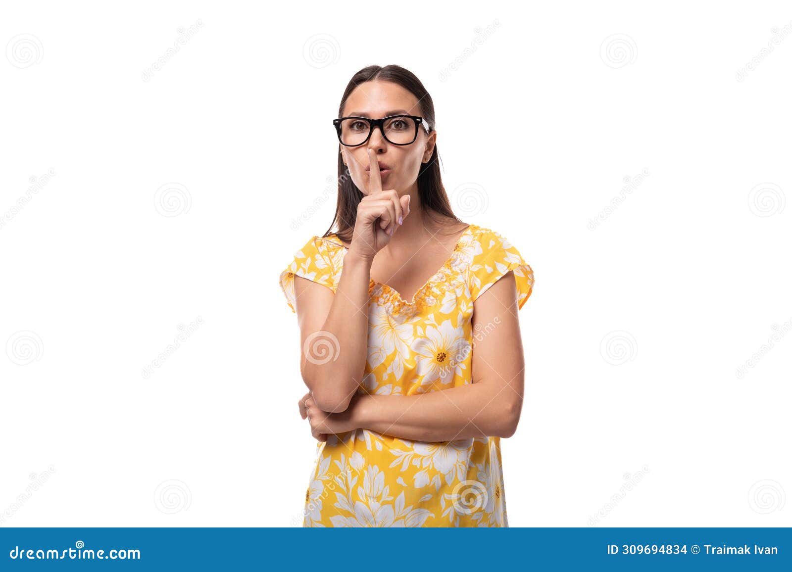 Smart Young Woman Thinking about Solving a Problem Stock Photo - Image ...