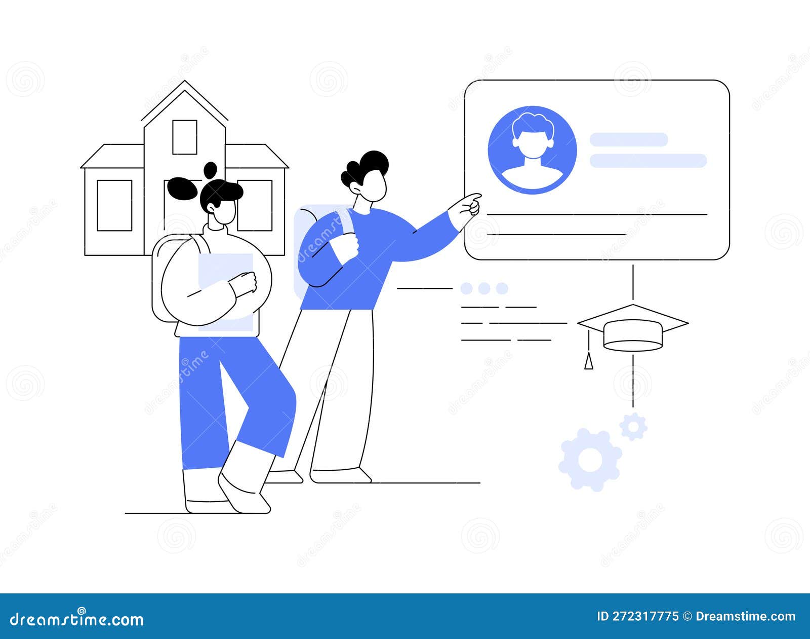 Smartcards for Schools Abstract Concept Vector Illustration. Stock ...