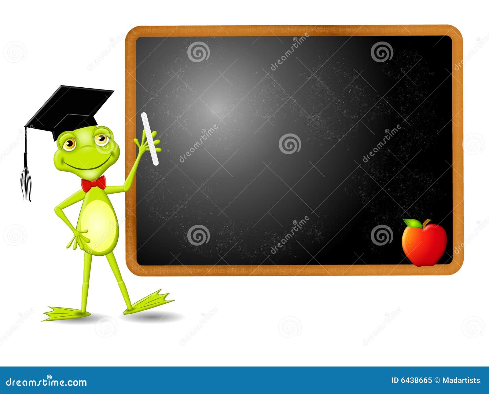 Smartest Frog in School stock illustration. Illustration of graphics ...