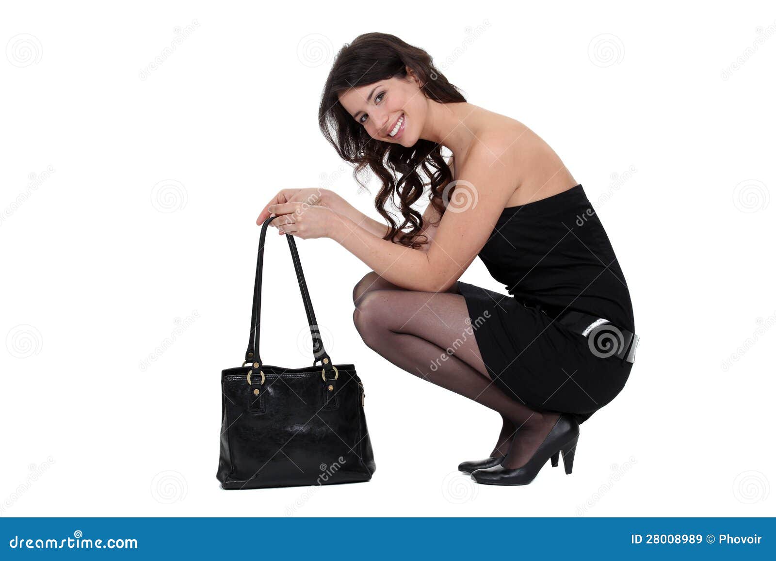 Smartly dressed woman stock image. Image of cute, isolated - 28008989