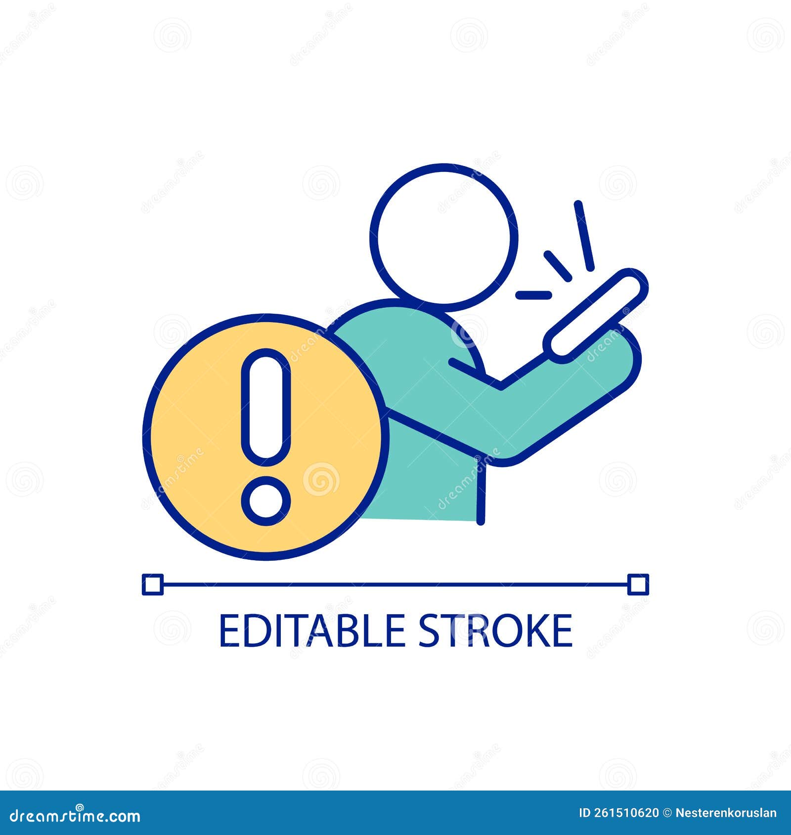 Smartphone Addiction RGB Color Icon Stock Vector - Illustration of ...