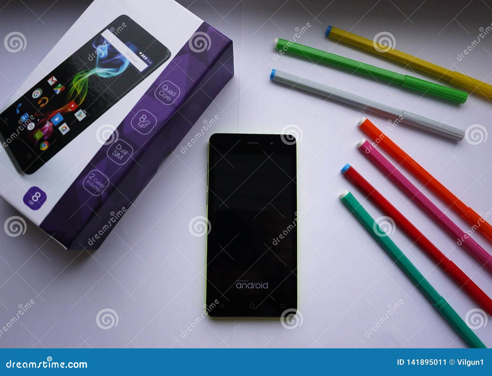 Smartphone with Android Operating System with Multi-colored Removable ... Smartphone with Android Operating System with Multi-colored Removable ...
