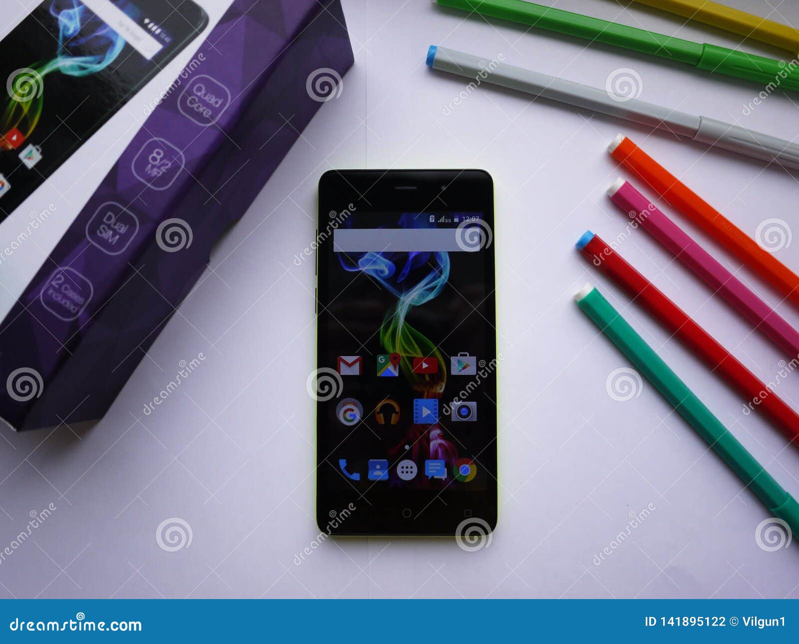 Smartphone with Android Operating System with Multi-colored Removable ...