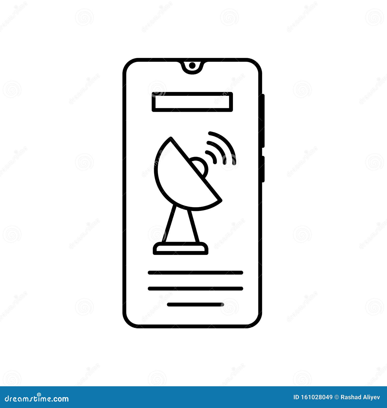 Smartphone Antenna Icon. Element of Smartphone Icon Stock Illustration ...