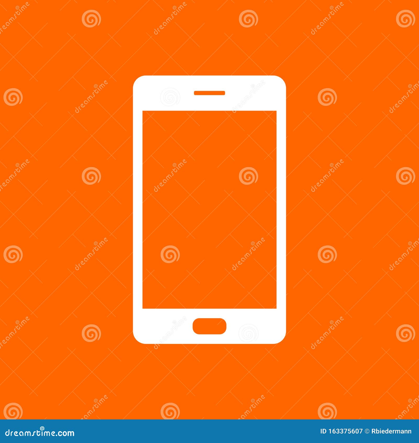 Smartphone and Background As Vector Illustration Stock Vector ...