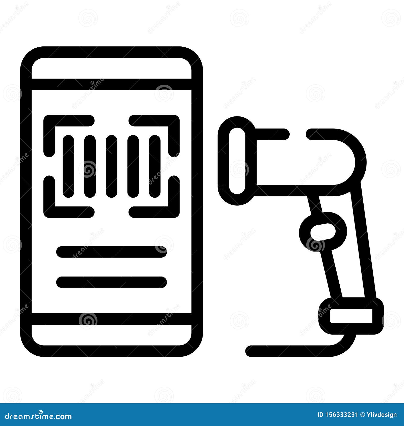 Mobile Barcode Scanner Icon