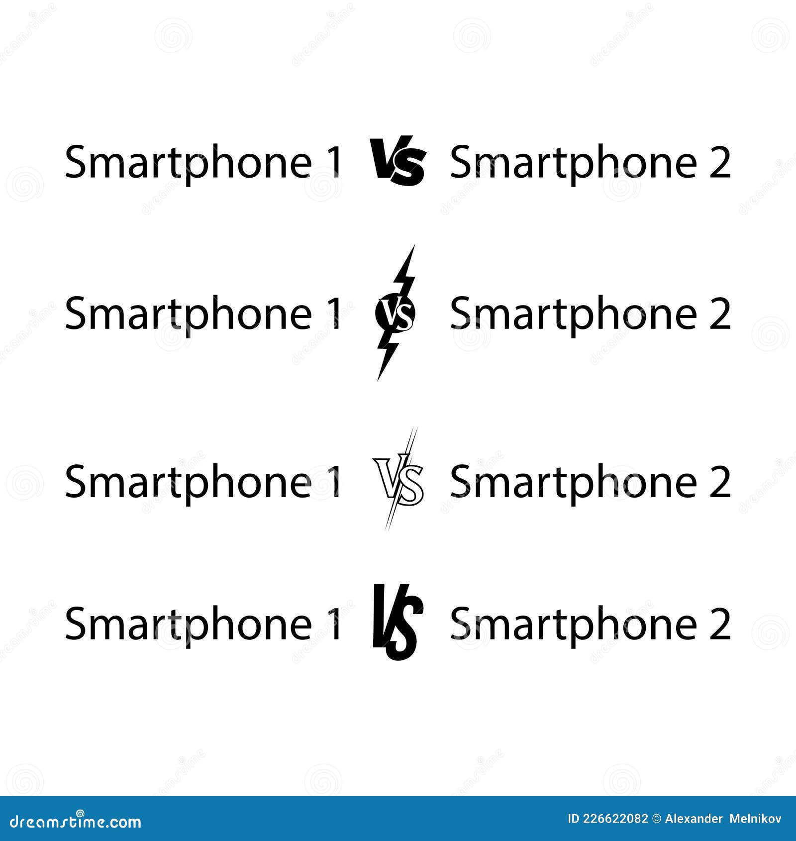 Smartphone Battle Icon, 1 Smartphone Vs 2 Smartphone. Vector ...