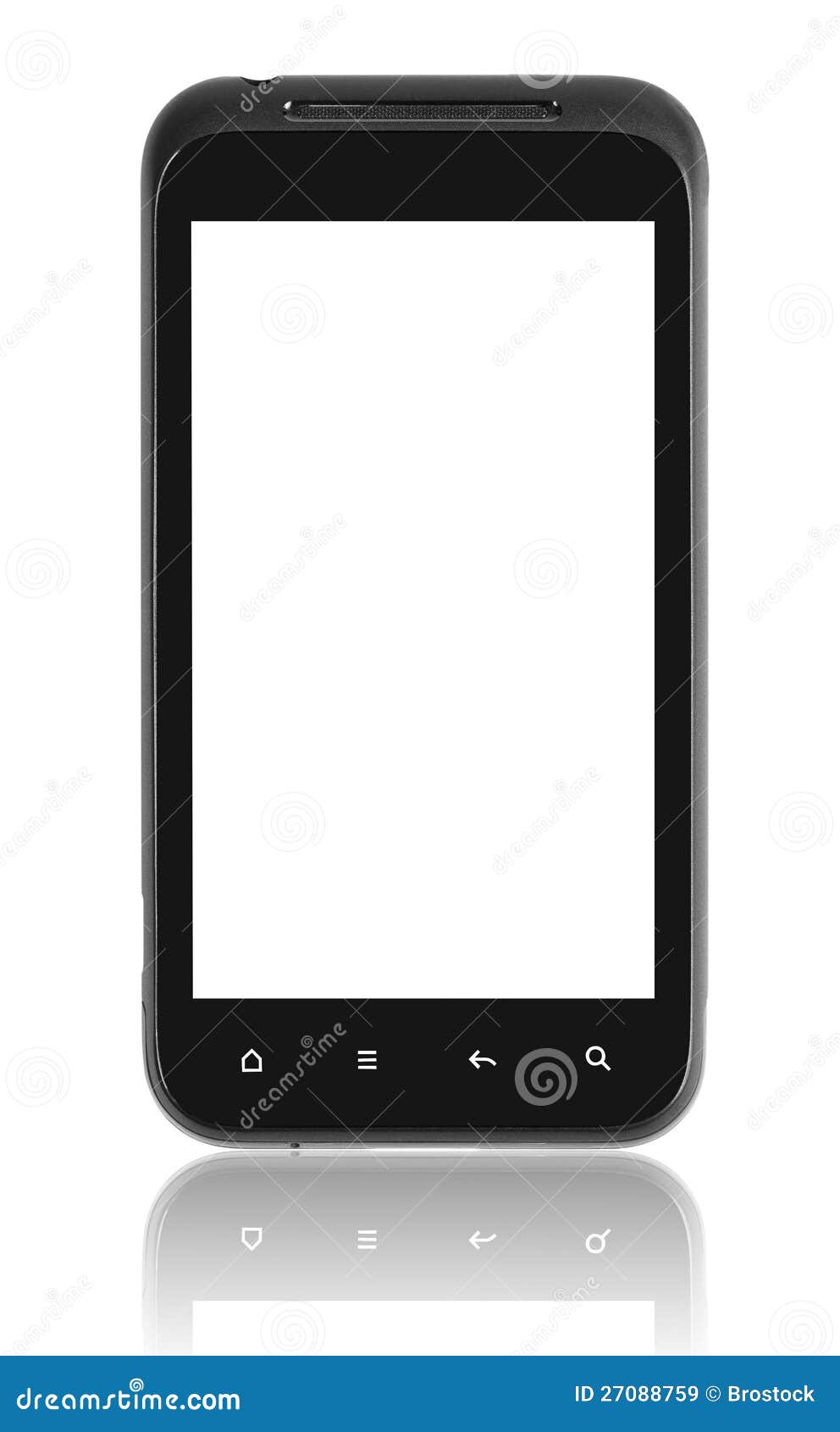 Smartphone blank screen stock image. Image of phone, mobile - 27088759