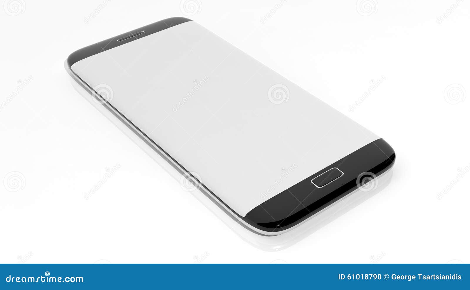 Smartphone Blank Screen, Phone Mockup. Template For Infographics For ...