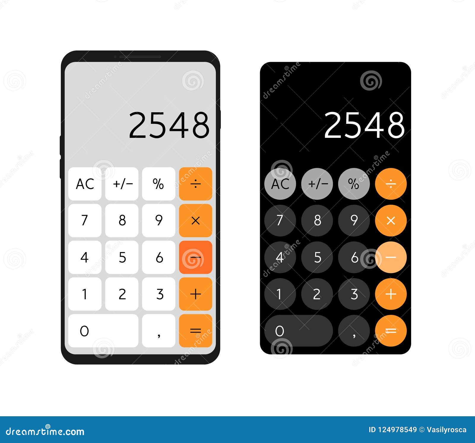 Smartphone Calculator App Interface. Mobile Calculator Design Screen ... Smartphone Calculator App Interface. Mobile Calculator Design Screen ...