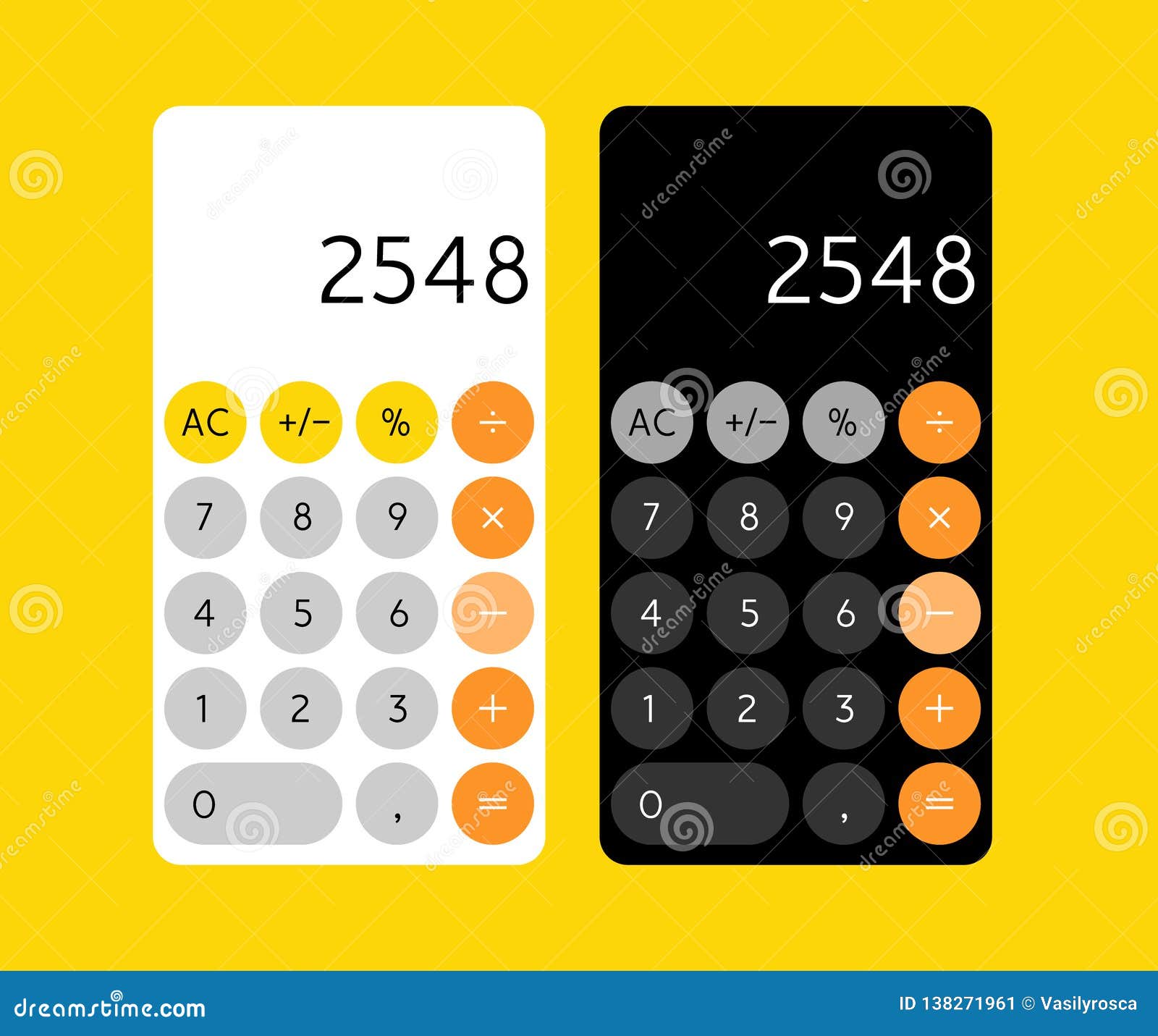 Smartphone Calculator App Interface. Mobile Calculator Design Screen ... Smartphone Calculator App Interface. Mobile Calculator Design Screen ...