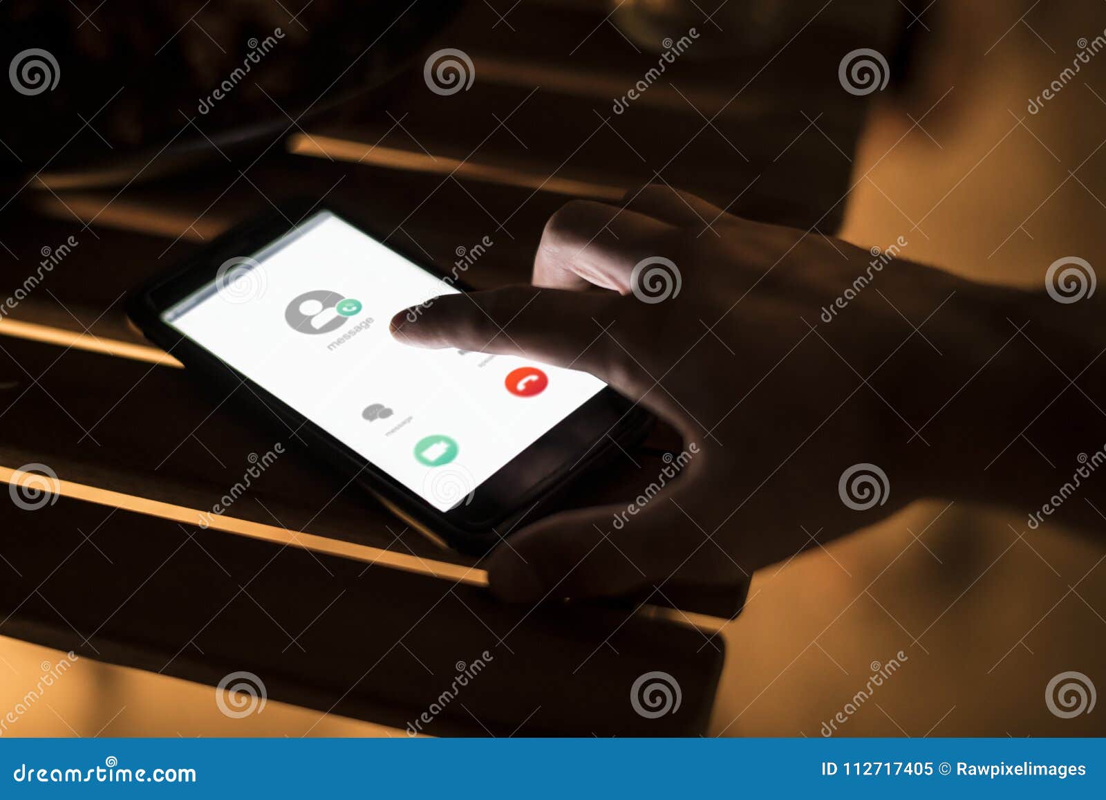 Smartphone Call Contact Concept Technology Stock Image - Image of ...