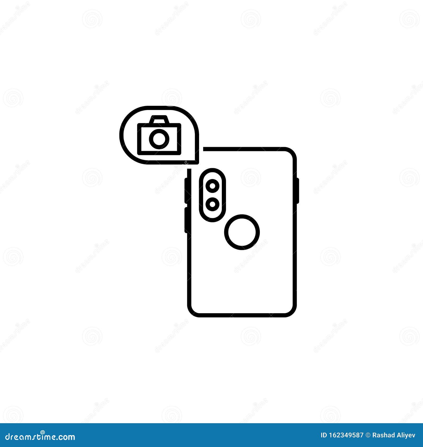 Smartphone Camera Icon. Element of Smartphone Icon Stock Illustration ...