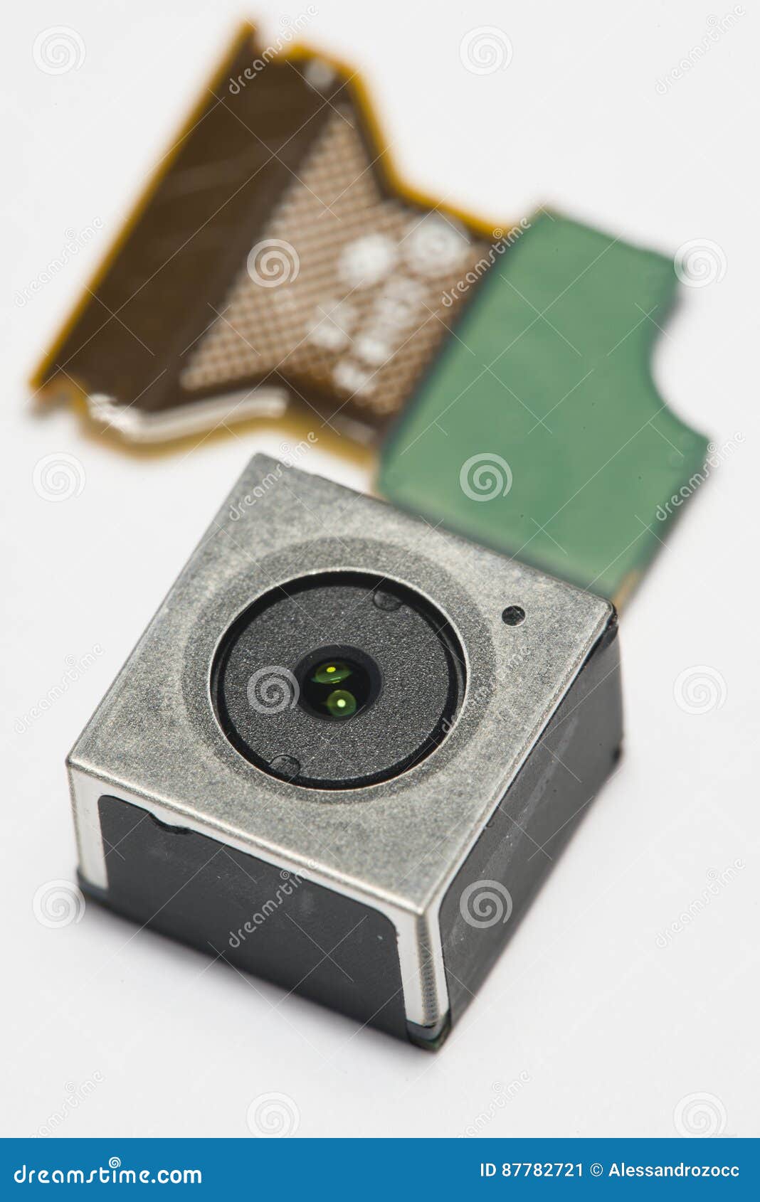 Smartphone Camera and Its Electronic Circuits Stock Image - Image of ...