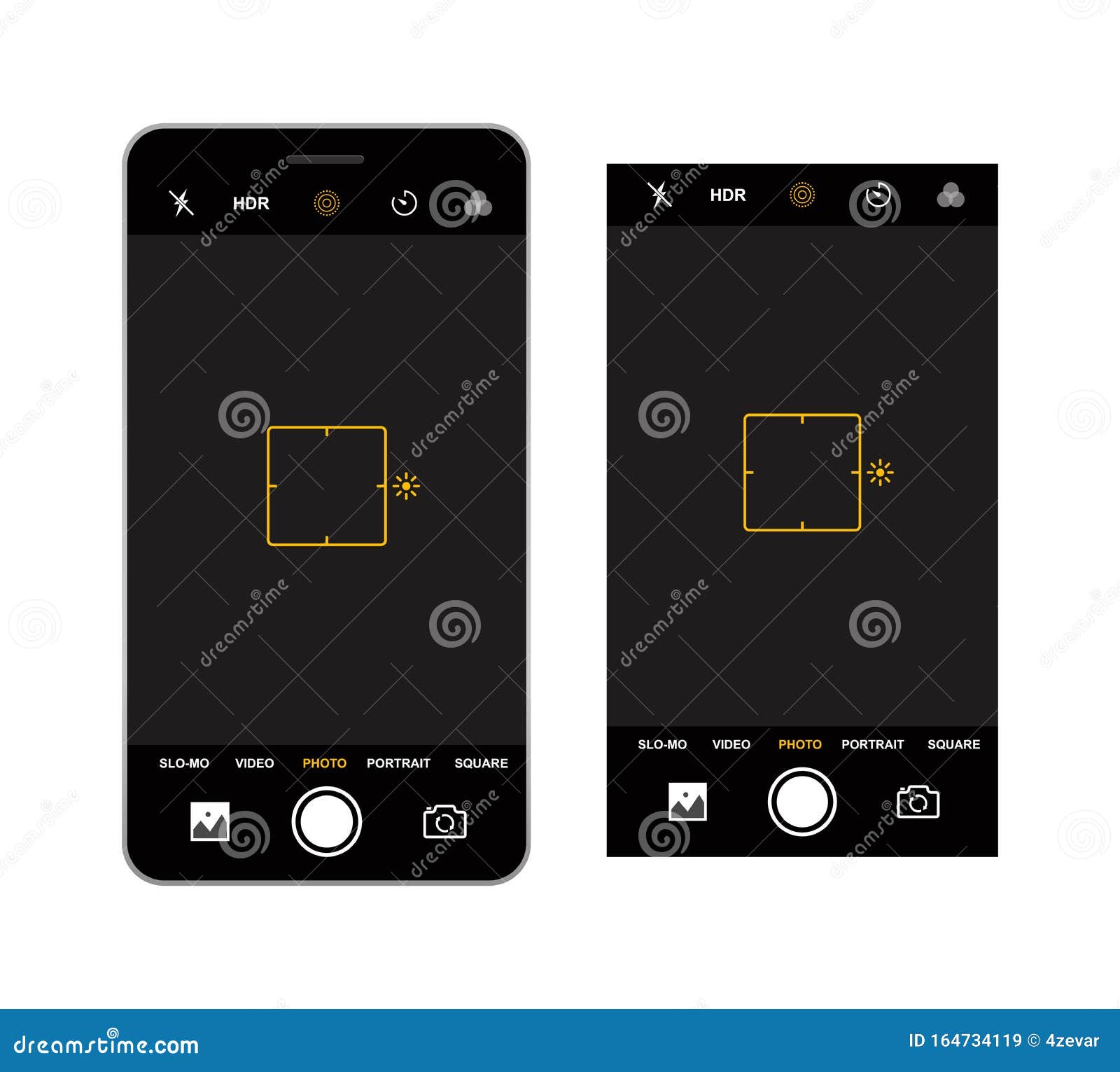 Smartphone Camera Viewfinder Template. Camera Recording Stock Vector ... Smartphone Camera Viewfinder Template. Camera Recording Stock Vector ...