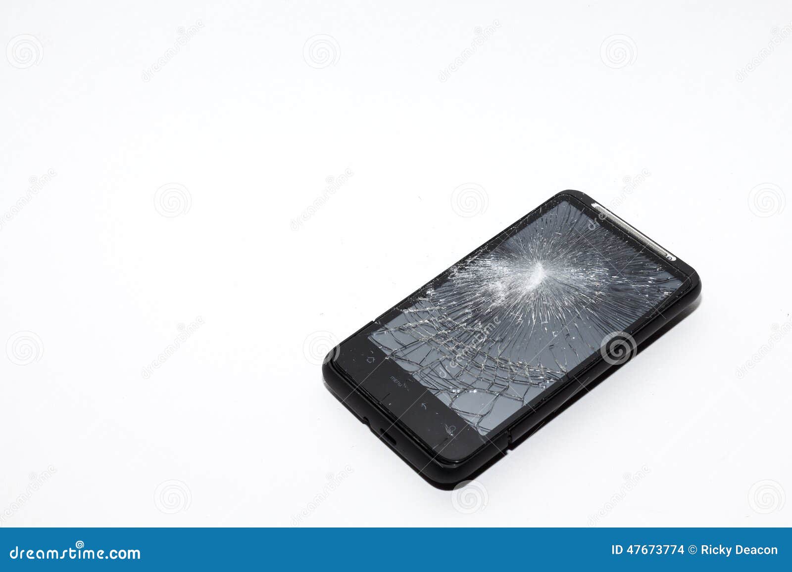 Smartphone Cassé, écran Brisé, D'isolement Photo stock - Image du ...