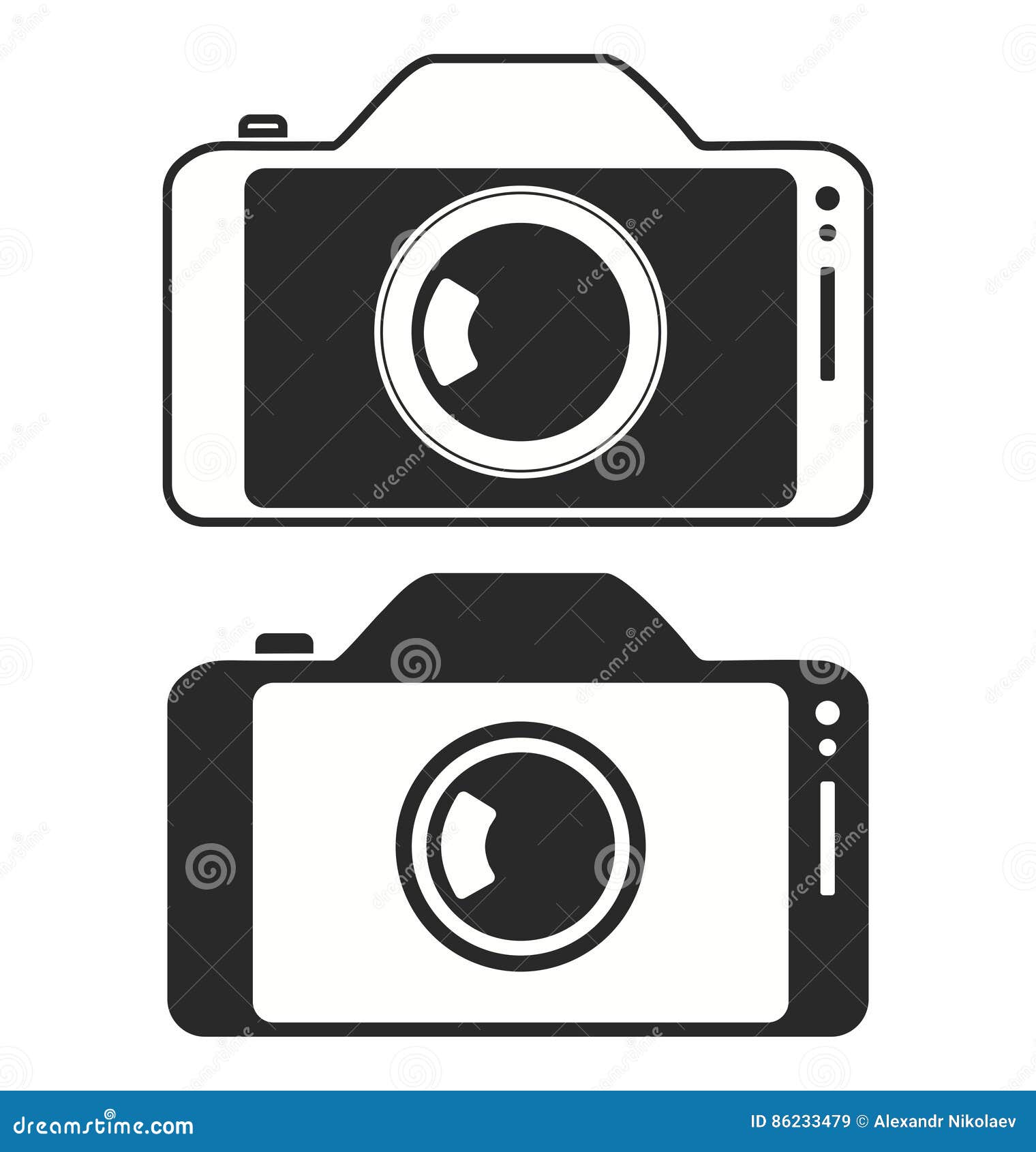 Smartphone Cellphone Photo Camera Icon Stock Vector - Illustration of ...