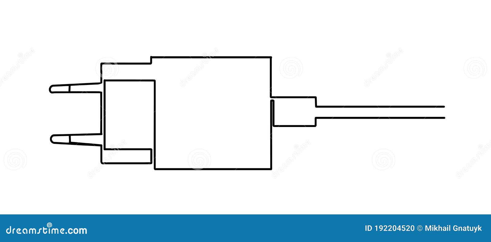 Smartphone Charger Adapter and Electric Socket. Smartphone USB Charger ...