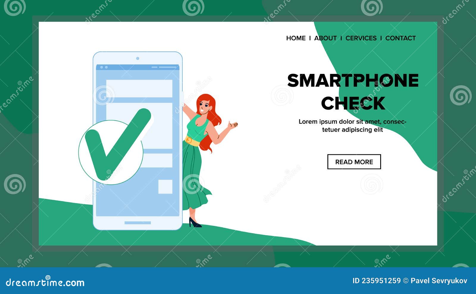 Smartphone Check List App for Planning Vector Stock Vector ...