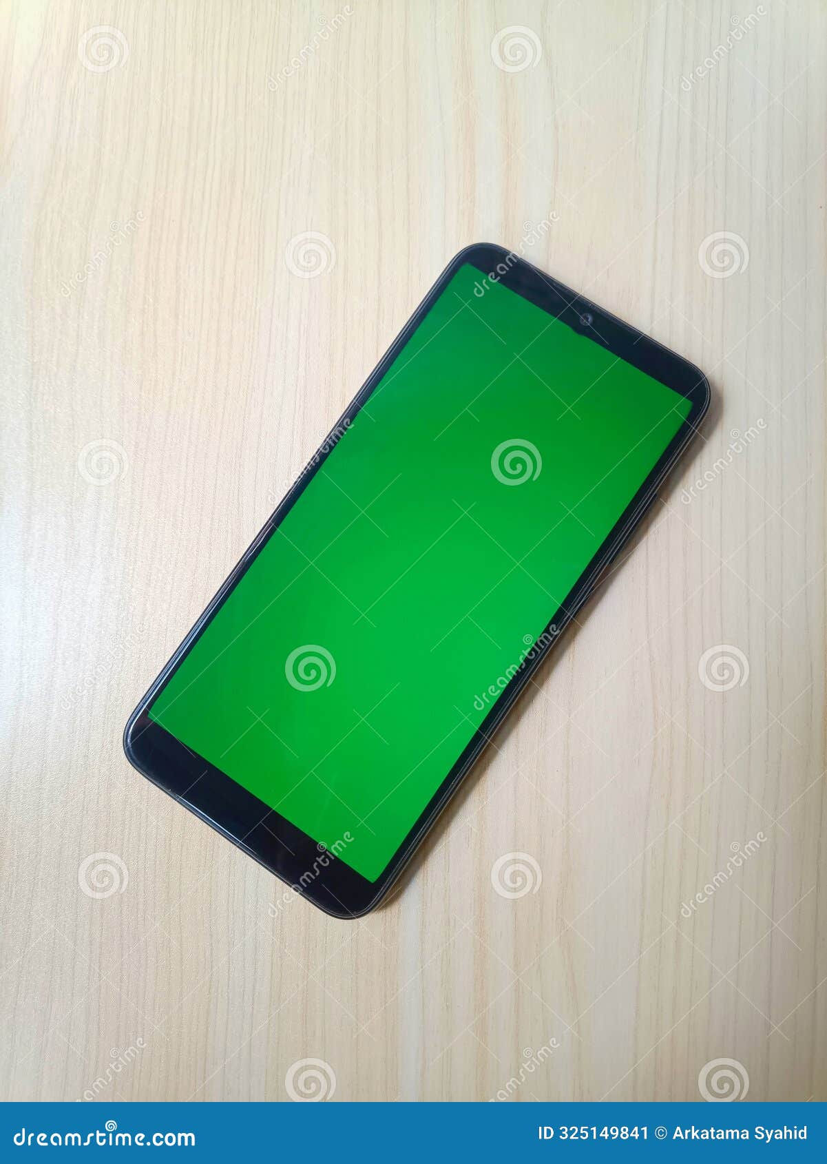 Smartphone with Chroma Key To Display Various Advertisements Stock ...