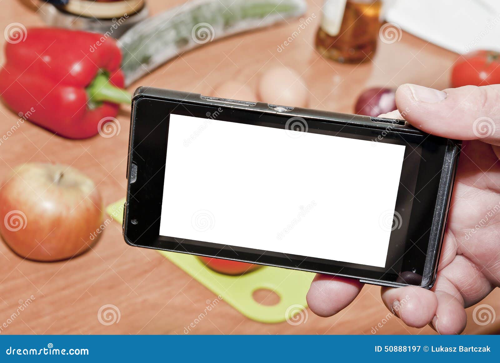Smartphone and cooking stock image. Image of metaphor - 50888197