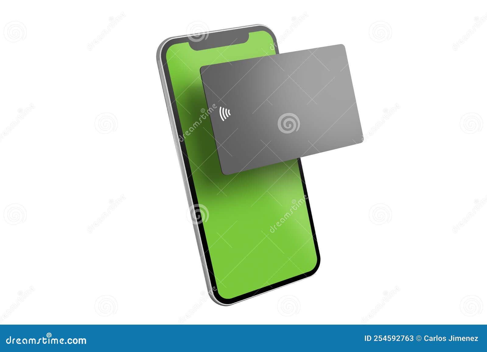 Smartphone Credit Card Digital Payment Stock Image - Image of ...
