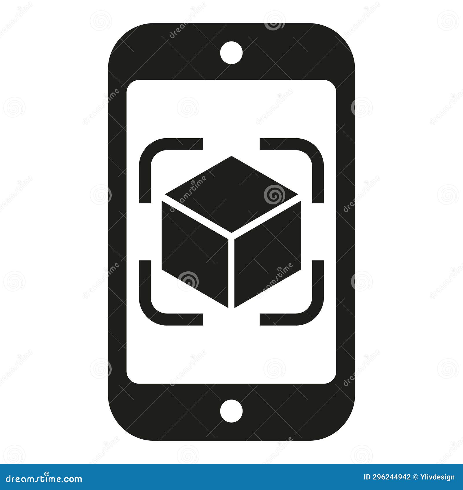 Smartphone Cyber Device Icon Simple Vector. Future Game Stock ...