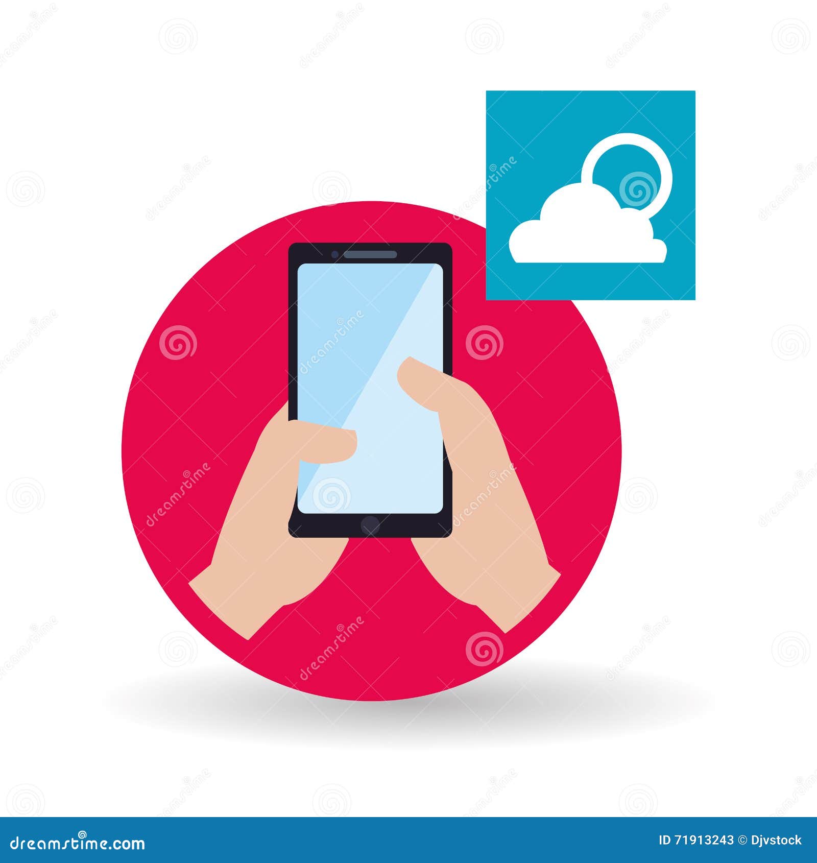 Smartphone Design. App Icon. White Background Stock Vector ...