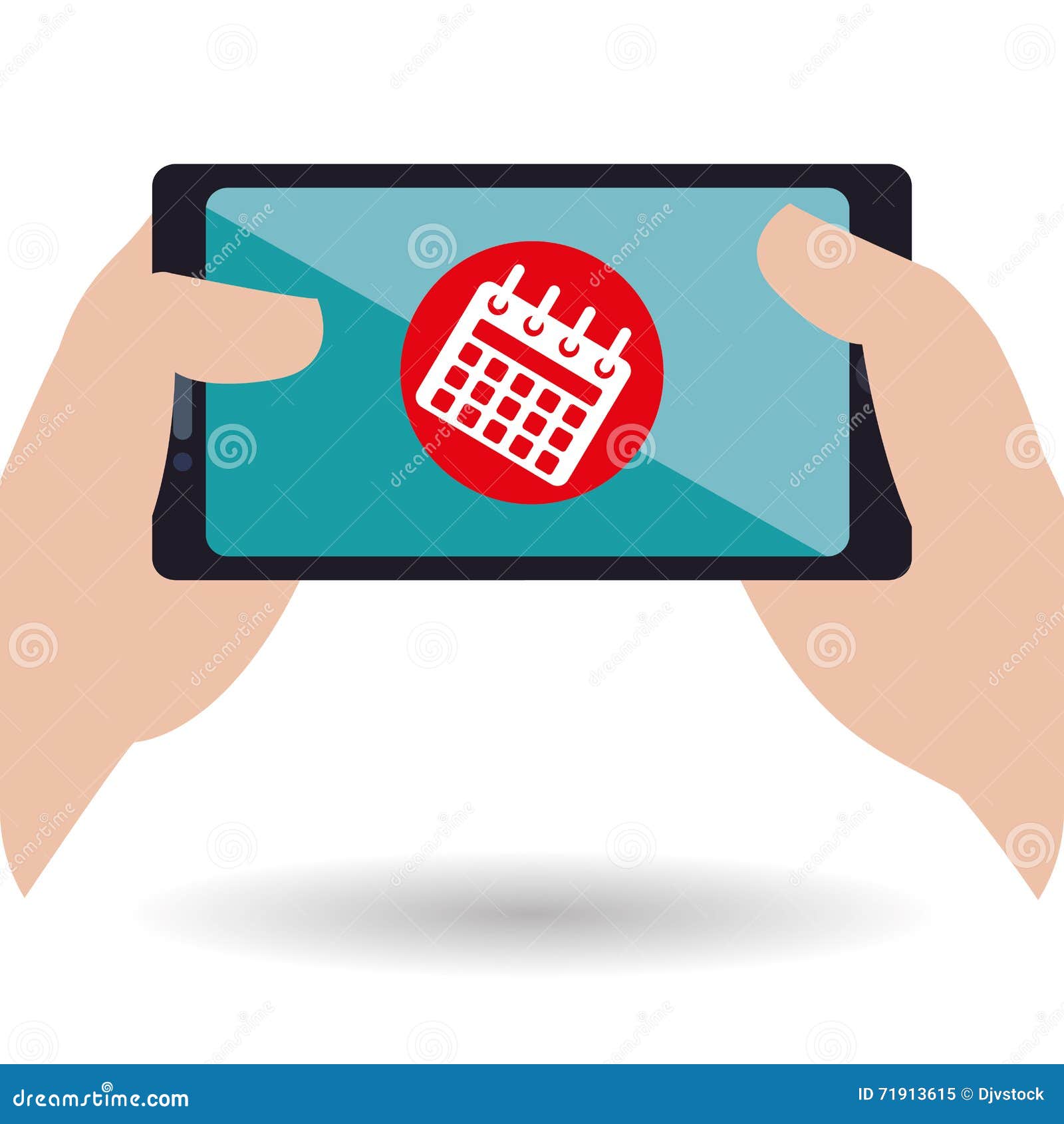 Smartphone Design. App Icon. White Background Stock Vector ...