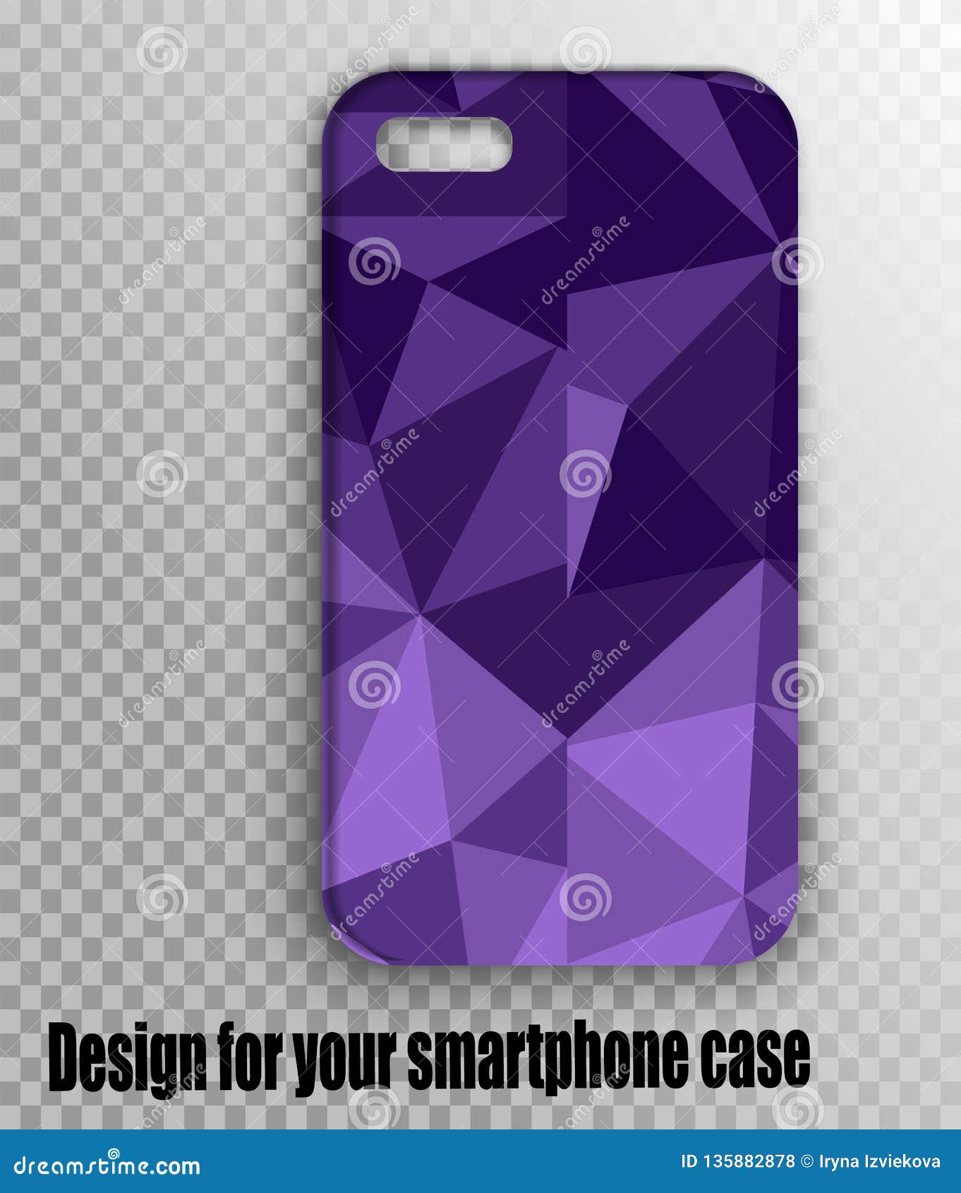 Smartphone Design - Stylish Geometry Style Vector Layout Stock Vector ...