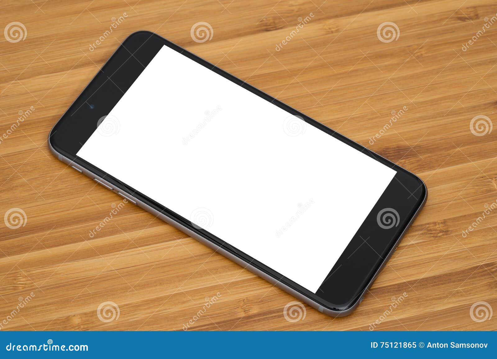 Smartphone on the desk stock image. Image of digital - 75121865