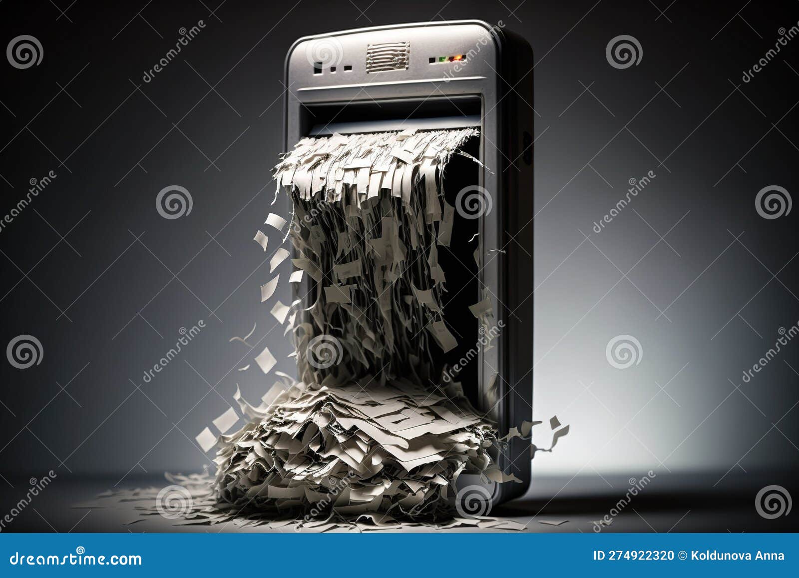 The Smartphone is Destroyed into Many Thin Strips, Created with ...