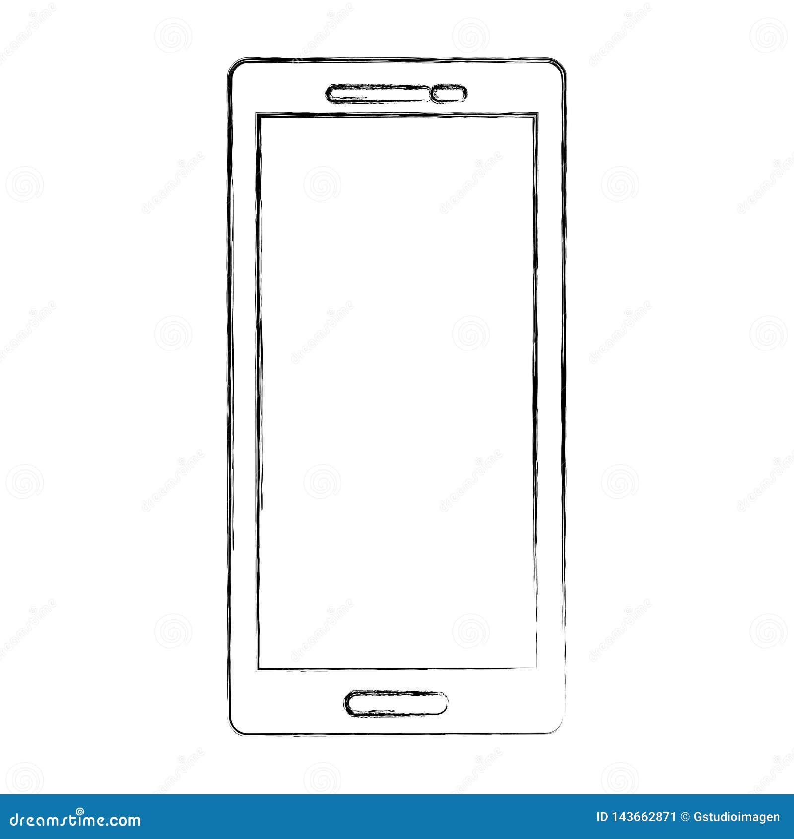 Smartphone Device Technology Gadget Digital Stock Vector - Illustration ...