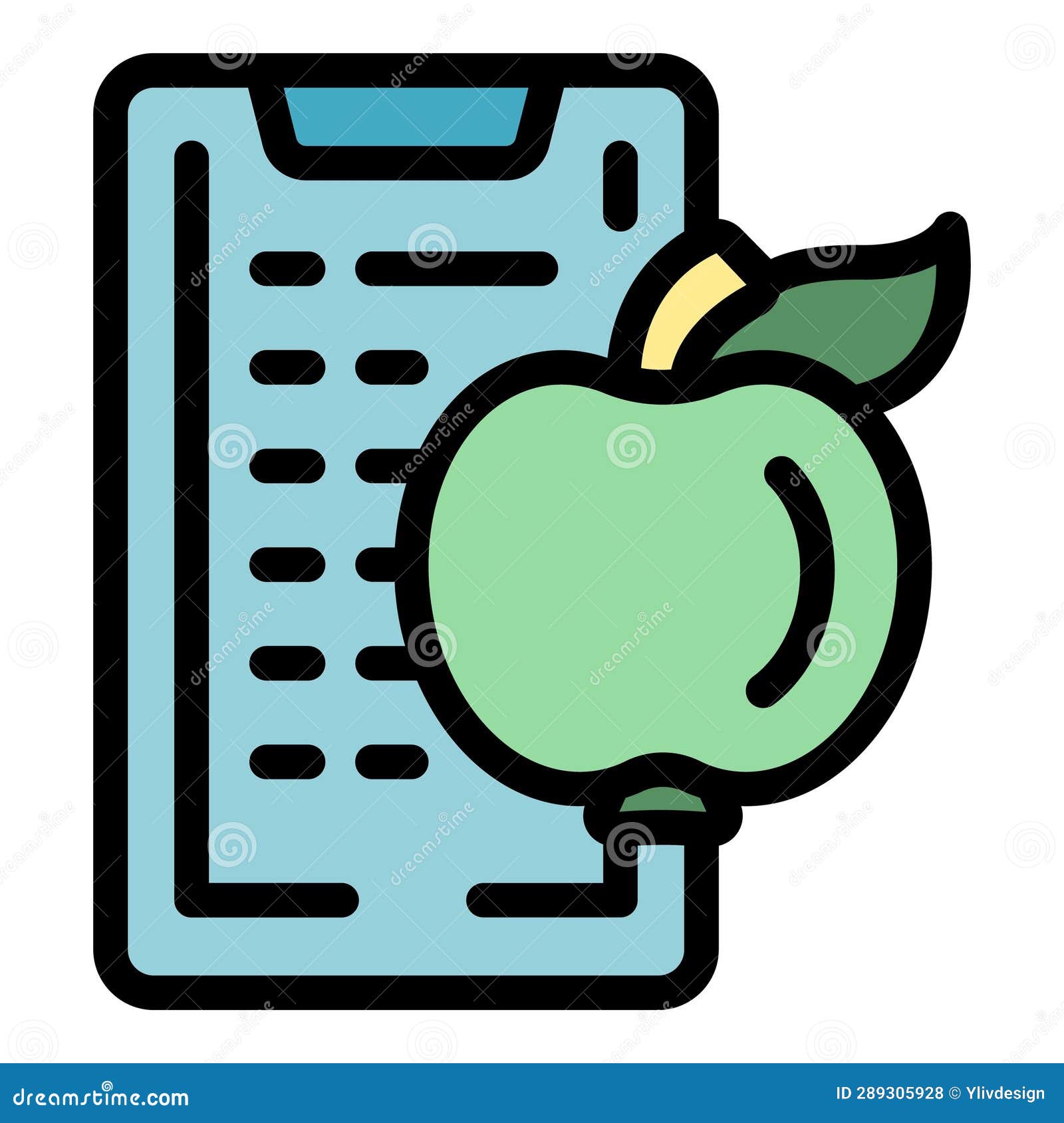 Smartphone With App Of Diet Plan On Screen And Dietic Fruits ...