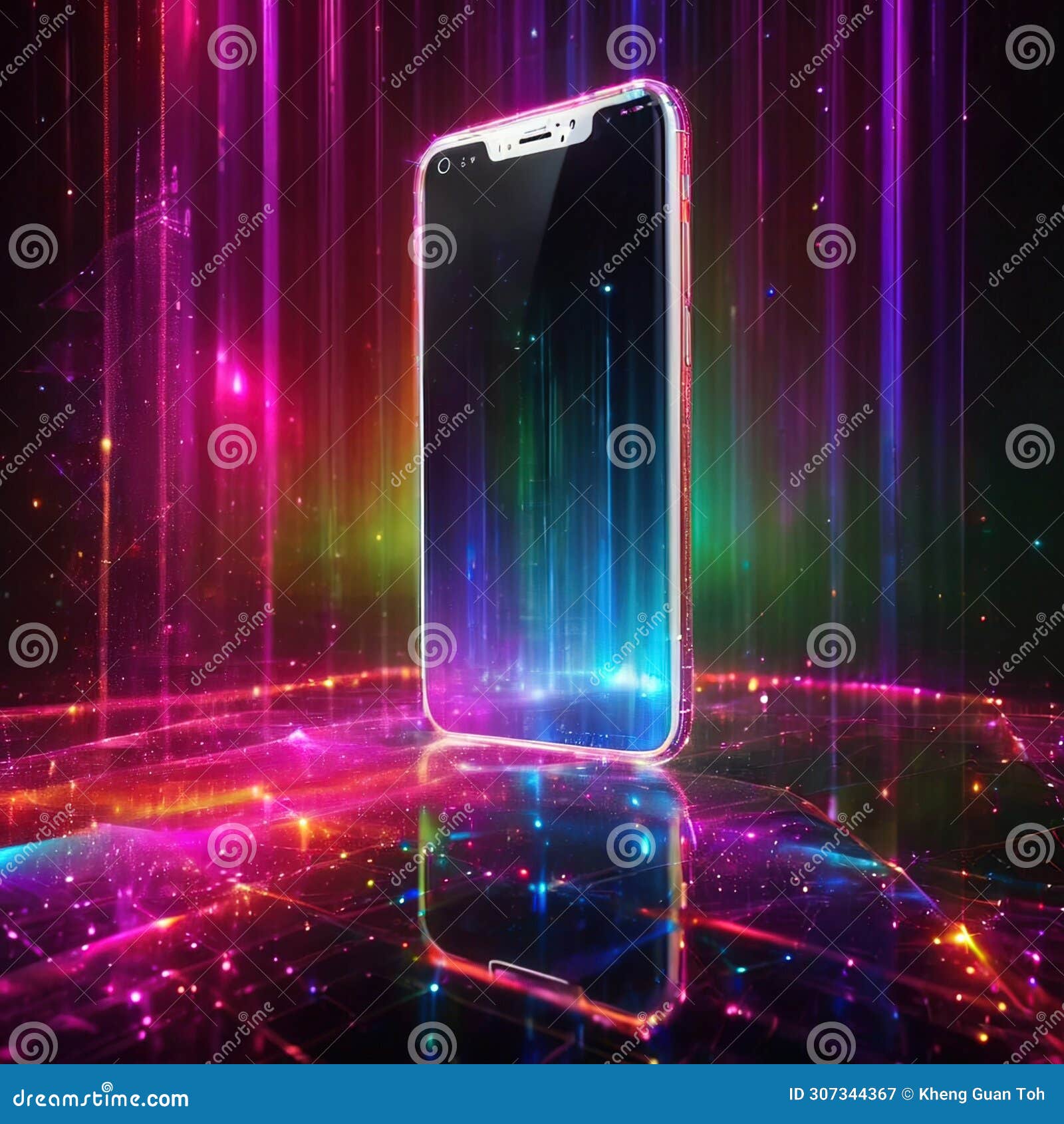 Smartphone Digital Representation of Information Technology Mobile ...