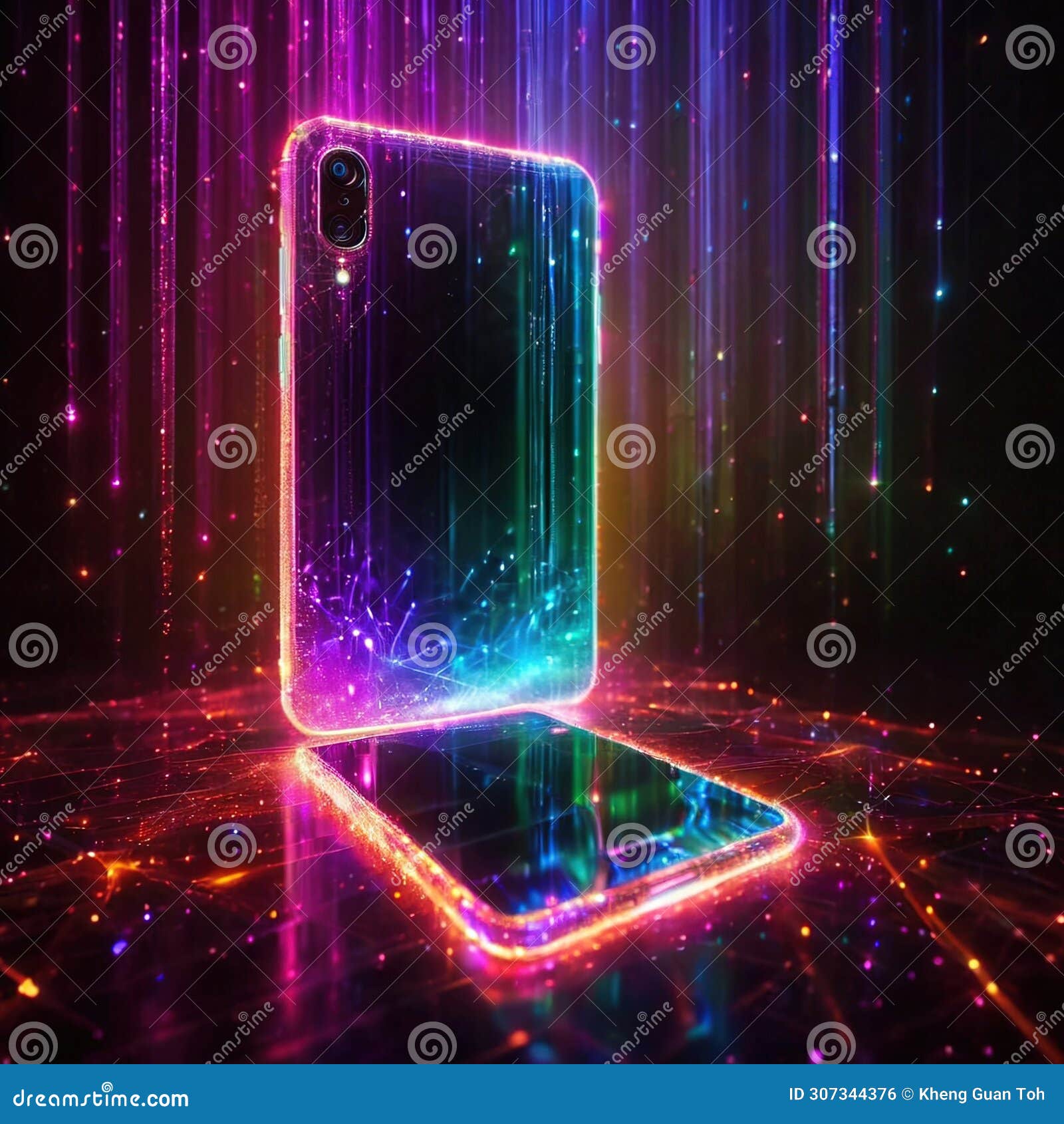 Smartphone Digital Representation of Information Technology Mobile ...