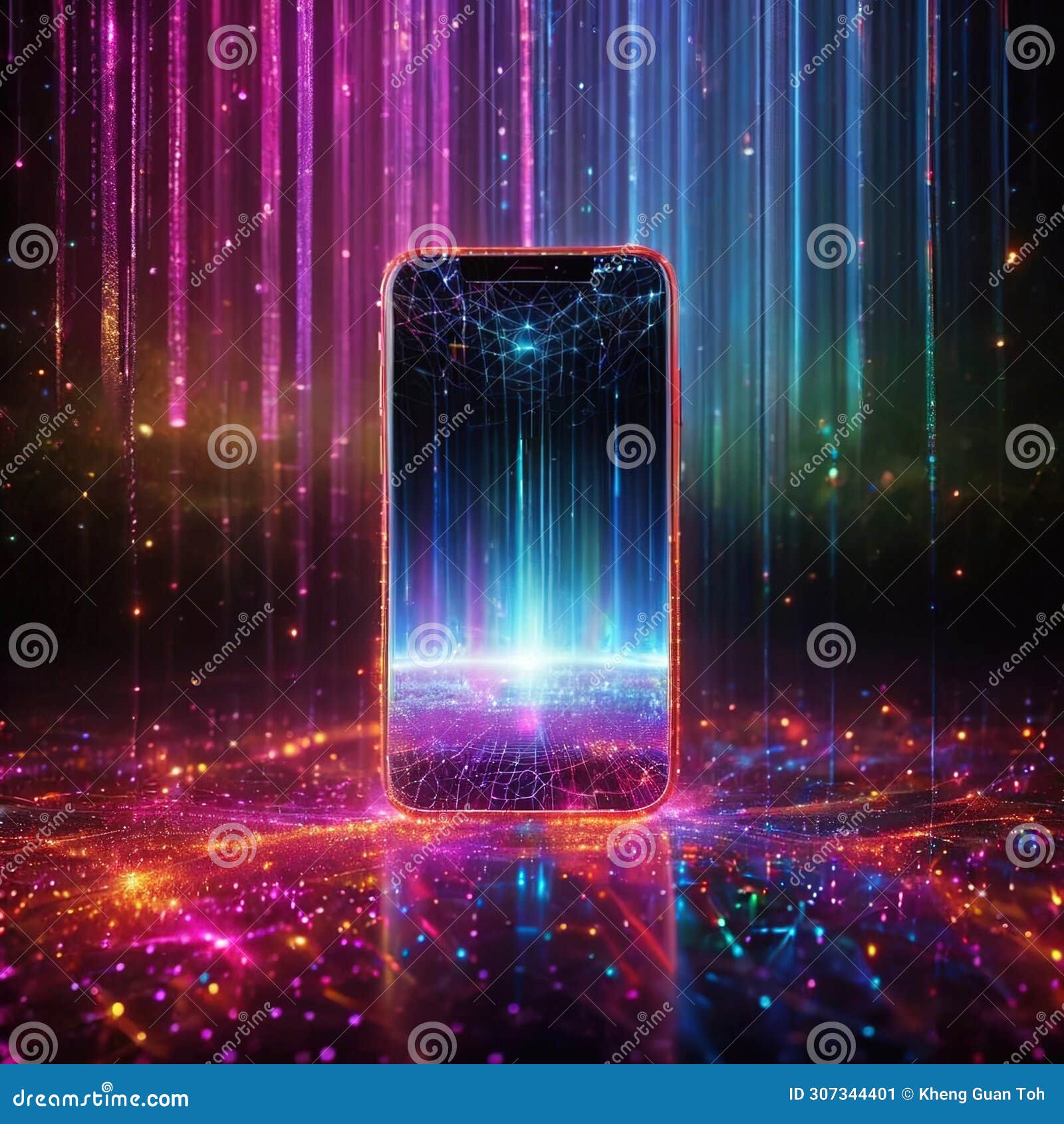 Smartphone Digital Representation of Information Technology Mobile ...