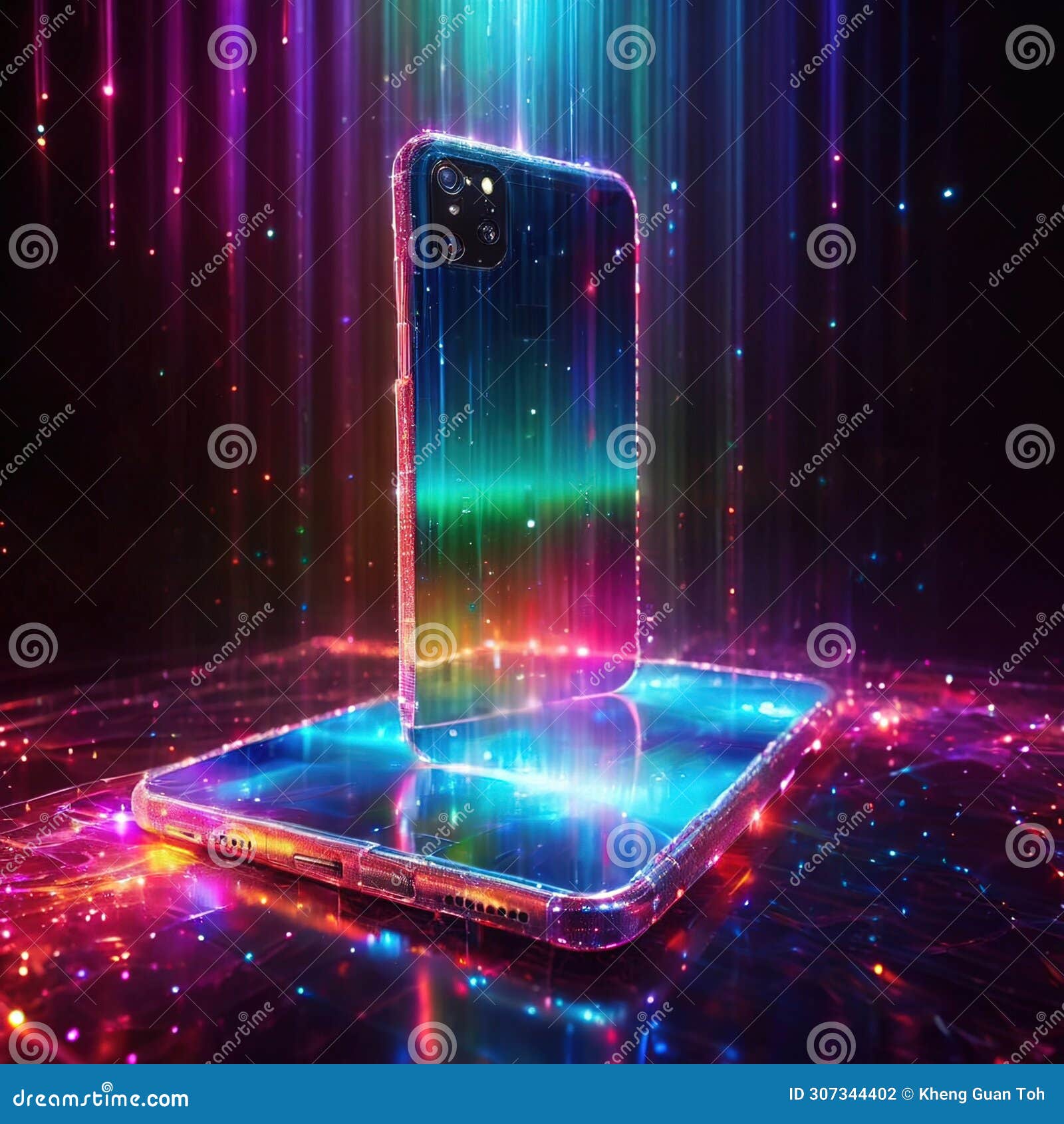 Smartphone Digital Representation of Information Technology Mobile ...