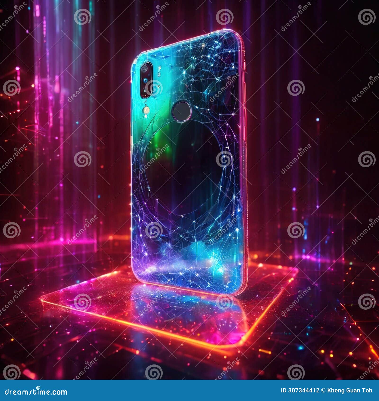 Smartphone Digital Representation of Information Technology Mobile ...