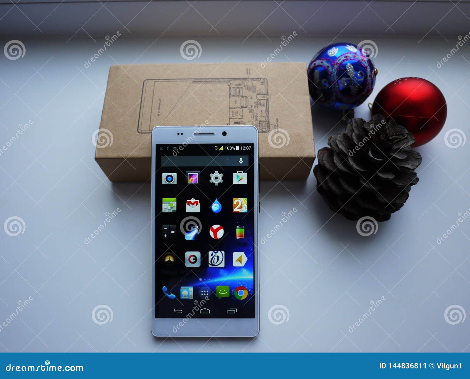 Smartphone Display of Different Size. Various Sizes of Mobile Phone ...