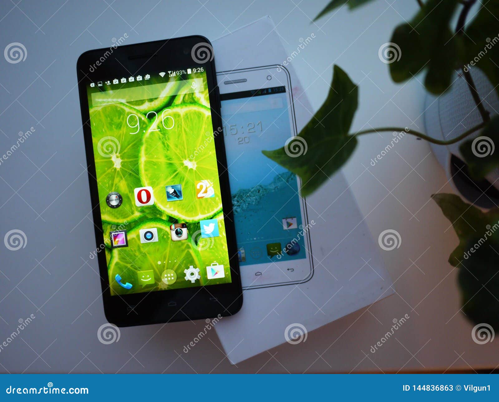 Smartphone Display of Different Size. Various Sizes of Mobile Phone ...