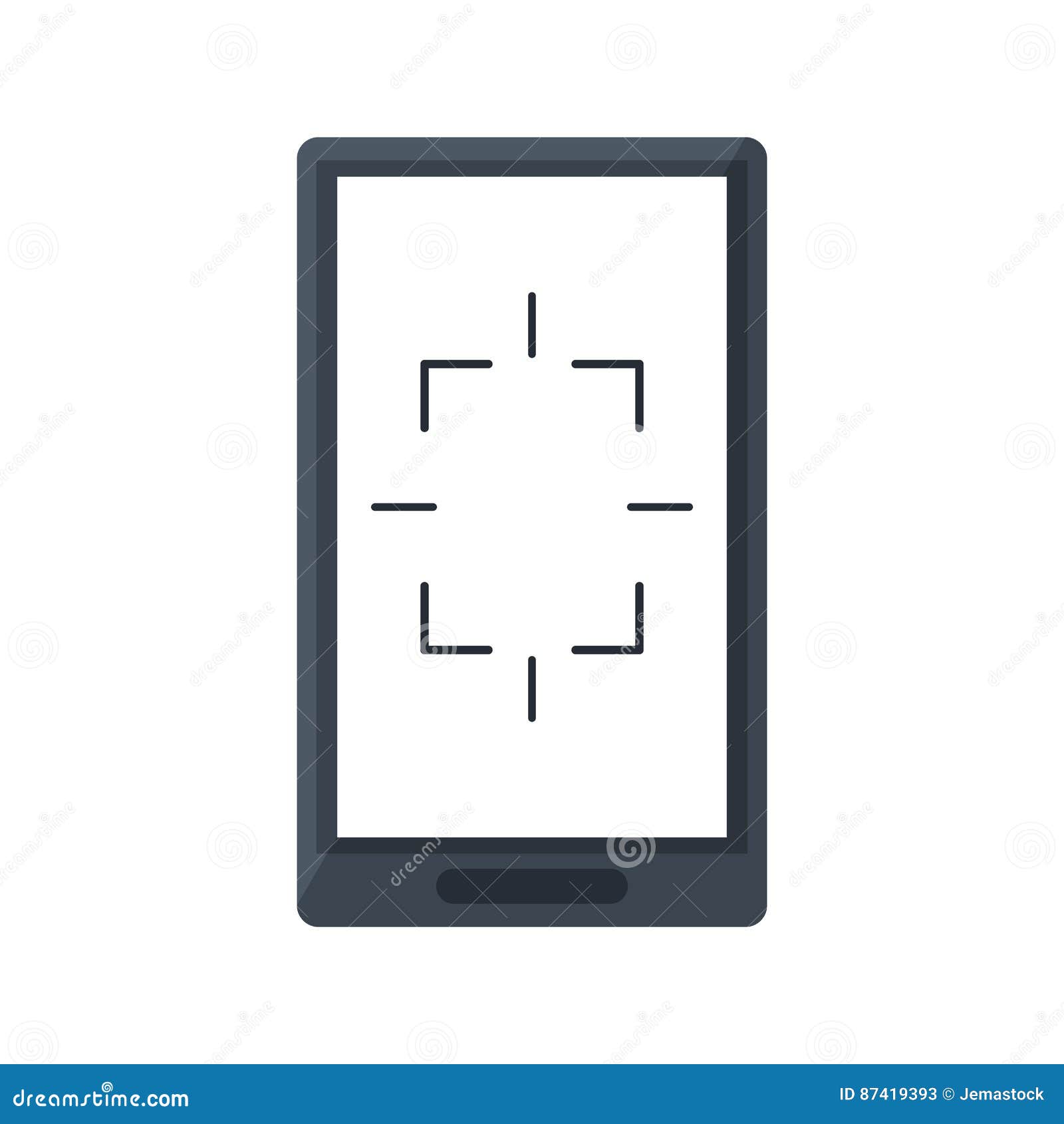 Smartphone Display Tag Game Stock Vector - Illustration of network ...