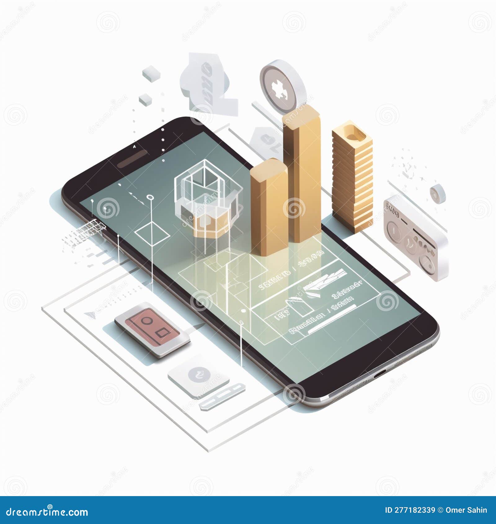 Smartphone with Financial App for Intersection of Technology and ...