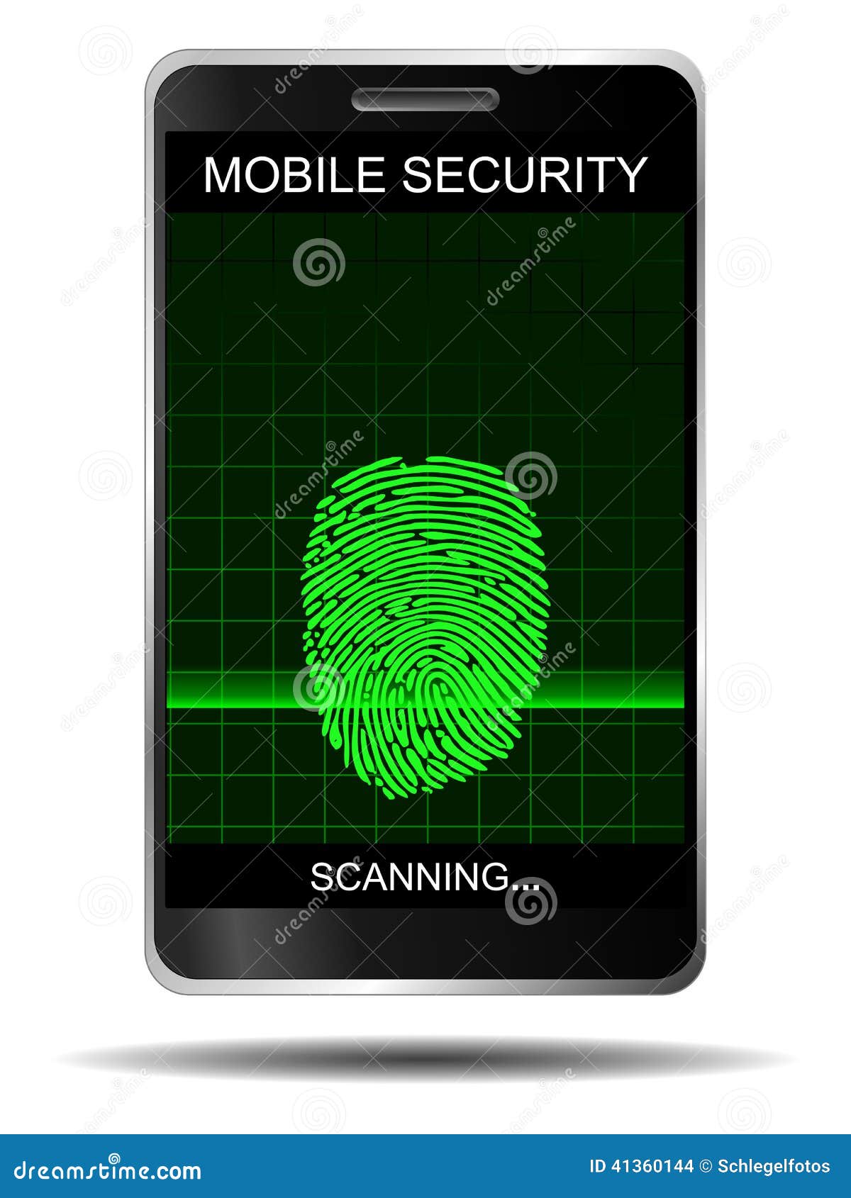 Fingerprint, Security Access With Biometrics Identification. ,Safety ...